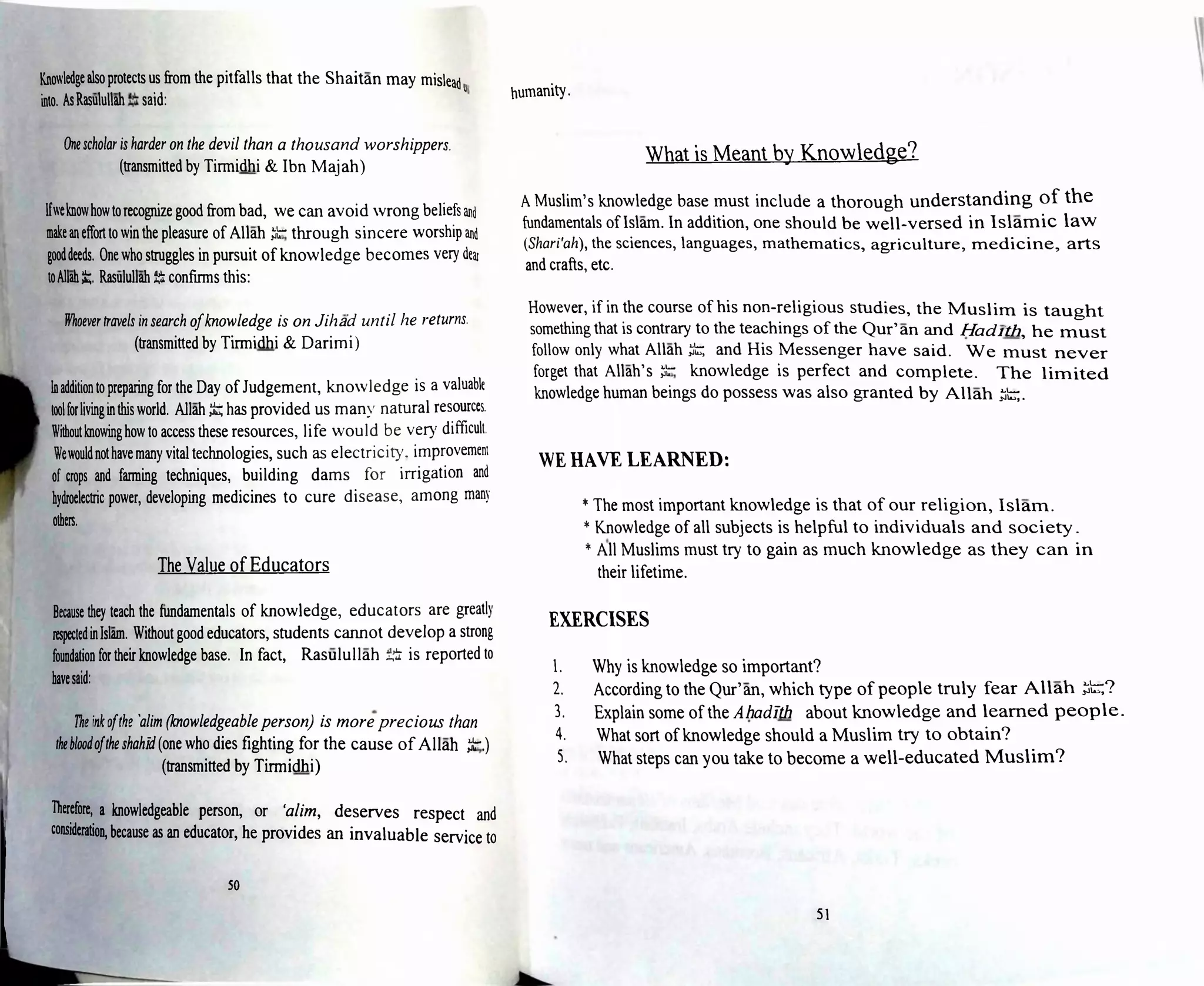 Islamic tahdhib and akhlaq theory and practise by b. aisha lemu | PDF