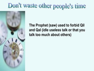 Islamic time management | PPT