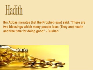 Islamic time management | PPT