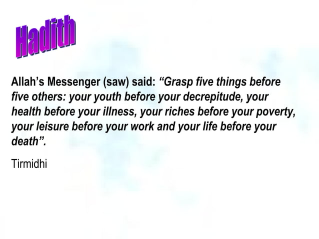 Islamic time management | PPT