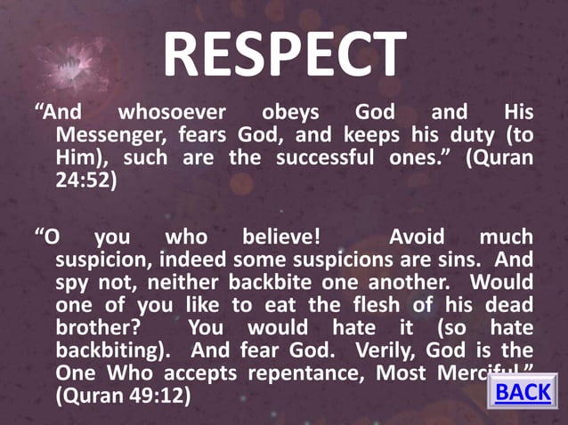 Islamic values | PPTX | Islam | Religion & Spirituality