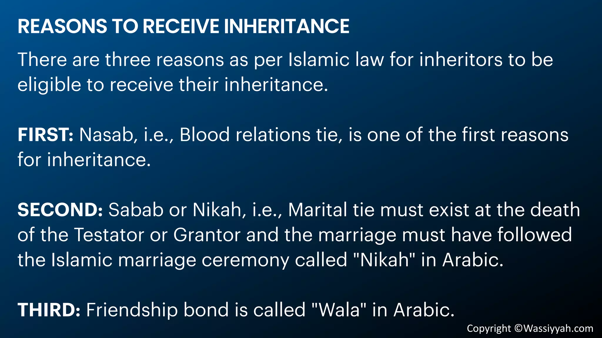 Islamic vs Legal succession Laws - Comparison | PDF