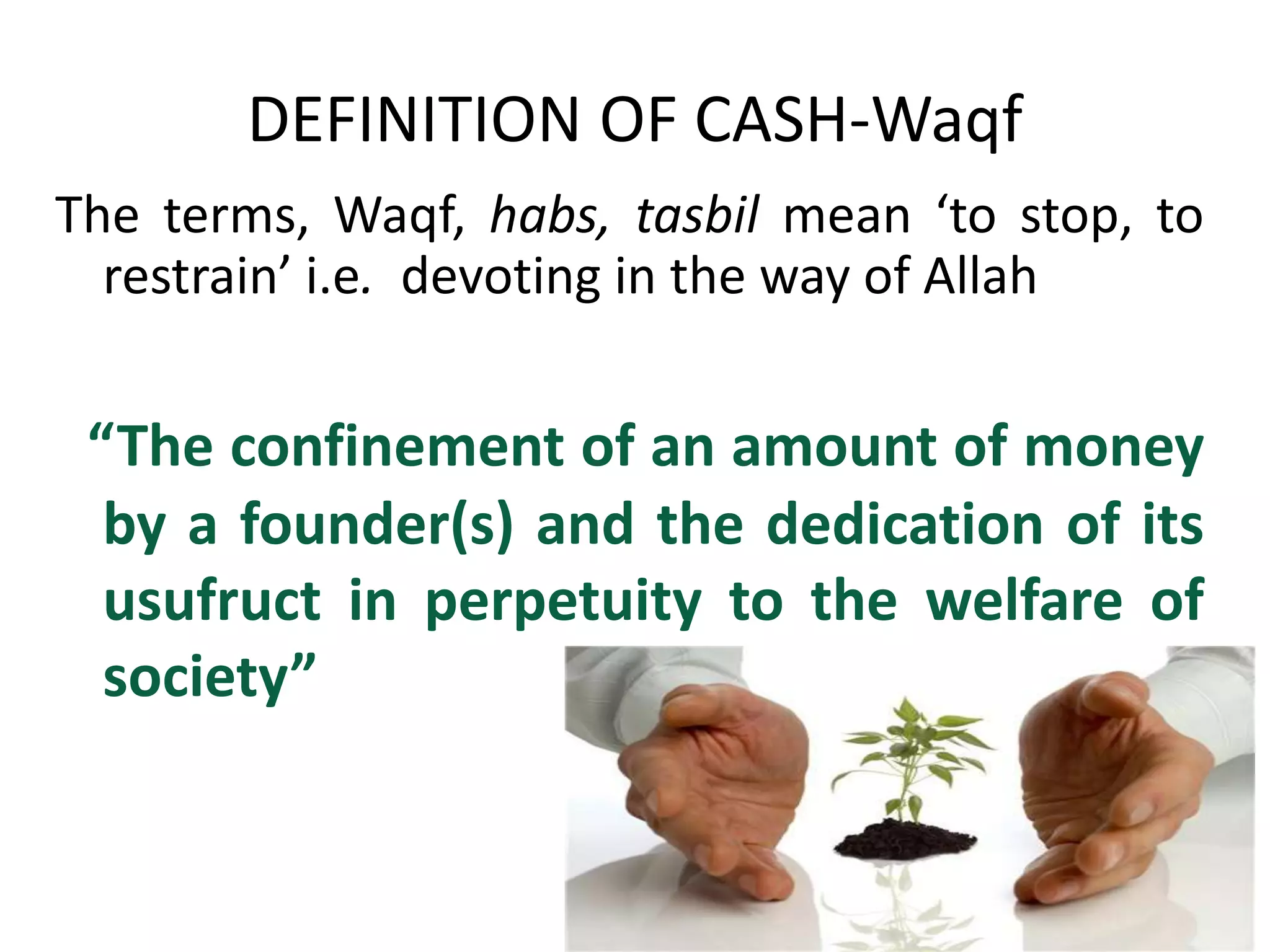 Islamic Waqf according to Modern Islamic Law & Economics.pptx
