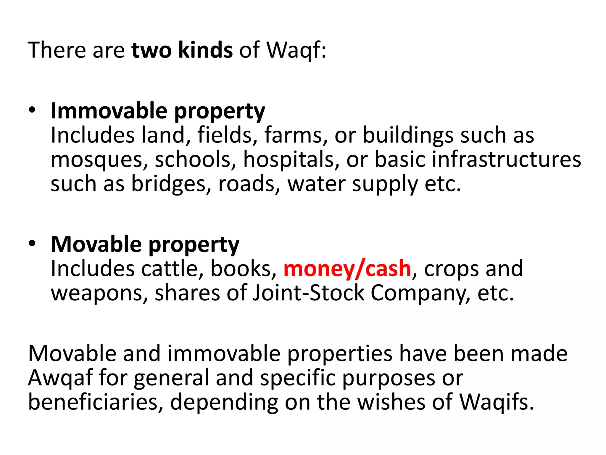 Islamic Waqf according to Modern Islamic Law & Economics.pptx