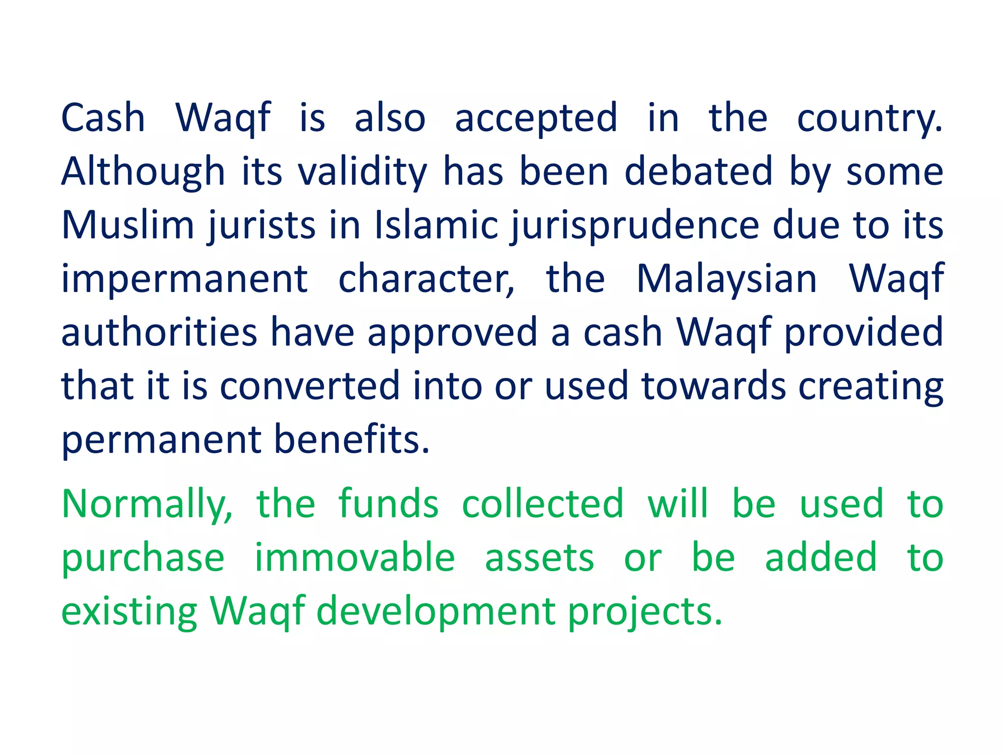 Islamic Waqf according to Modern Islamic Law & Economics.pptx