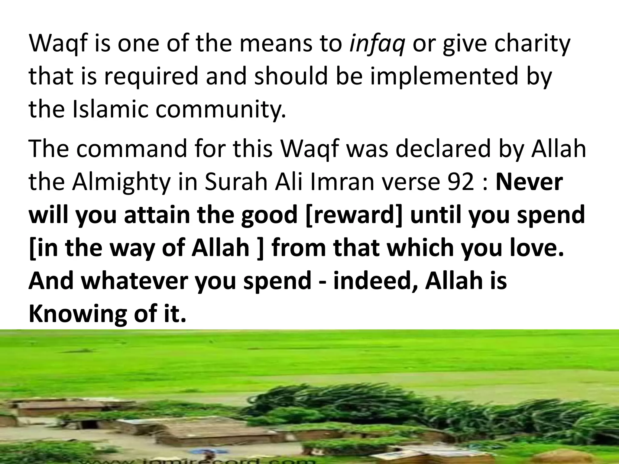 Islamic Waqf according to Modern Islamic Law & Economics.pptx