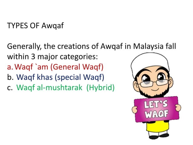 Islamic Waqf according to Modern Islamic Law & Economics.pptx
