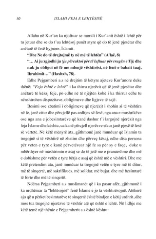 Islami feja e lehtësisë. albanian (shqip) | PDF