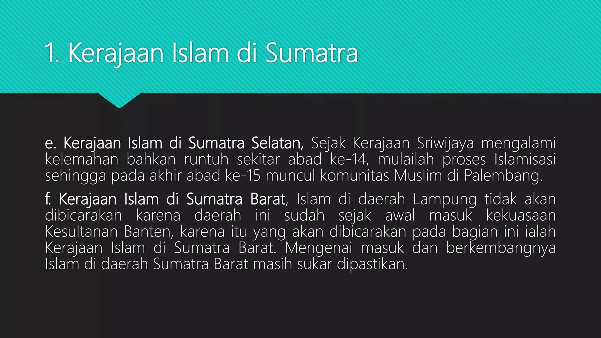 Islamisasi dan silang budaya di nusantara sesi 1 | PPTX