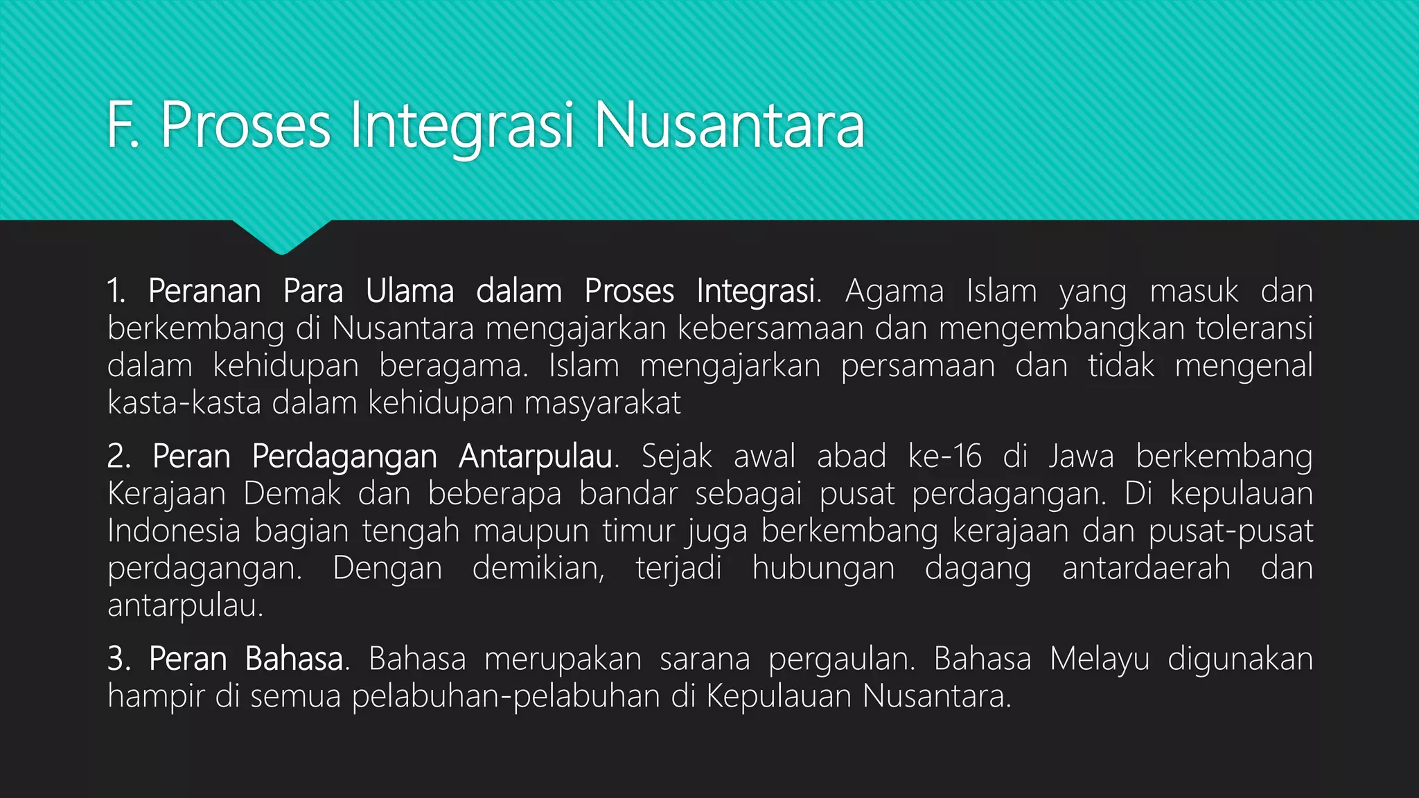 Islamisasi dan silang budaya di nusantara sesi 2 | PPT