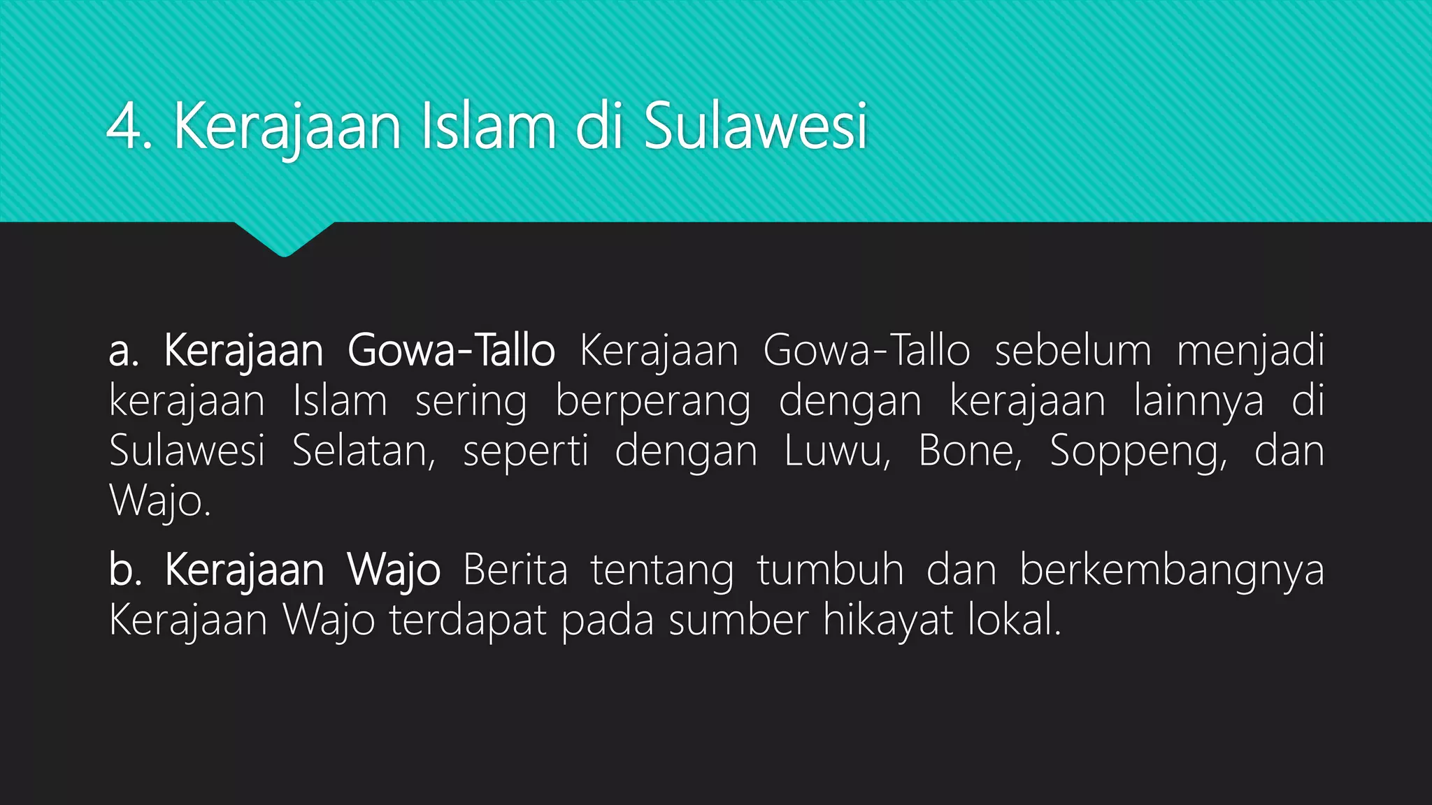 Islamisasi dan silang budaya di nusantara sesi 2 | PPT