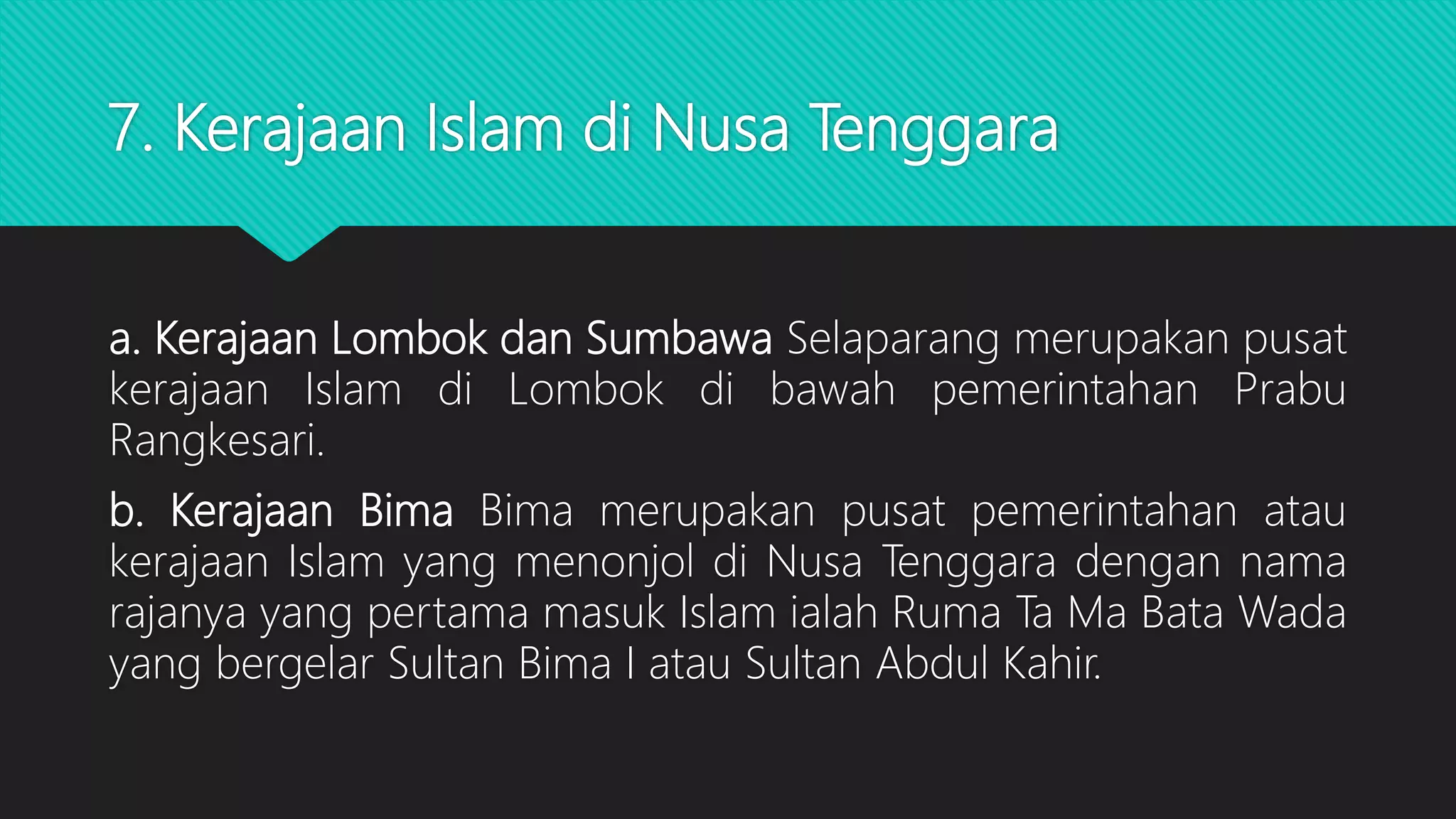 Islamisasi dan silang budaya di nusantara sesi 2 | PPT