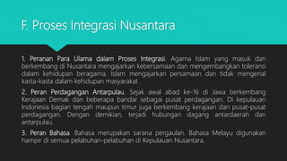 Islamisasi dan silang budaya di nusantara sesi 2 | PPTX