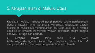 Islamisasi dan silang budaya di nusantara sesi 2 | PPTX