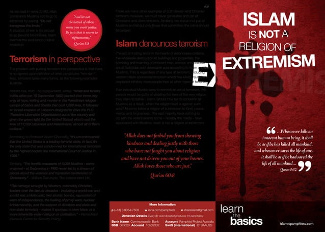 Islam is not a religion of extremism | PPT