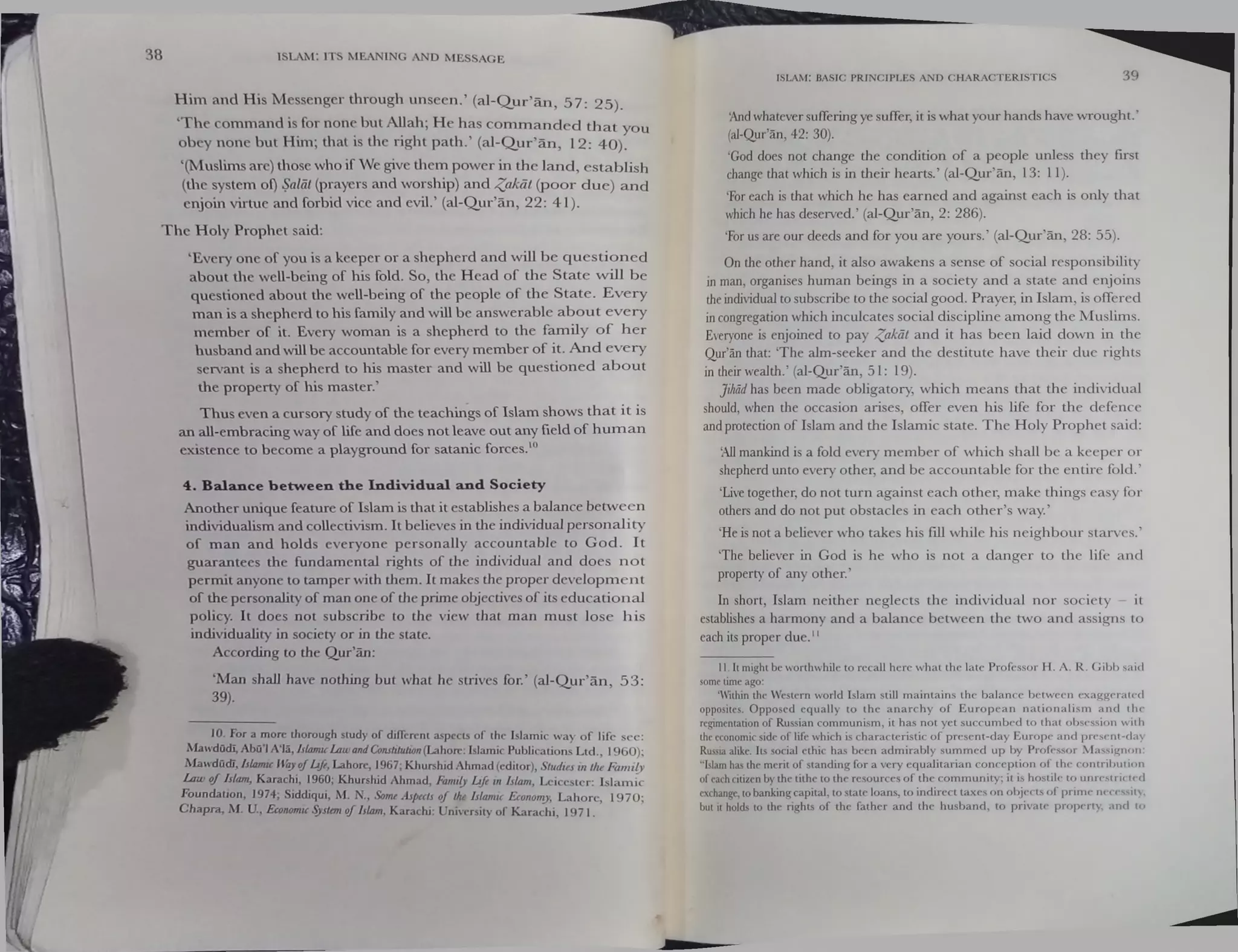 Islam its meaning and message by khurshid ahmad | PDF