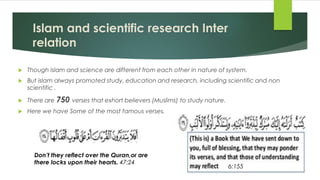 Islam and Science and research | PDF