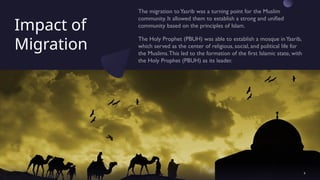 Hijrat e Madina The Journey of the Holy Prophet | PPTX