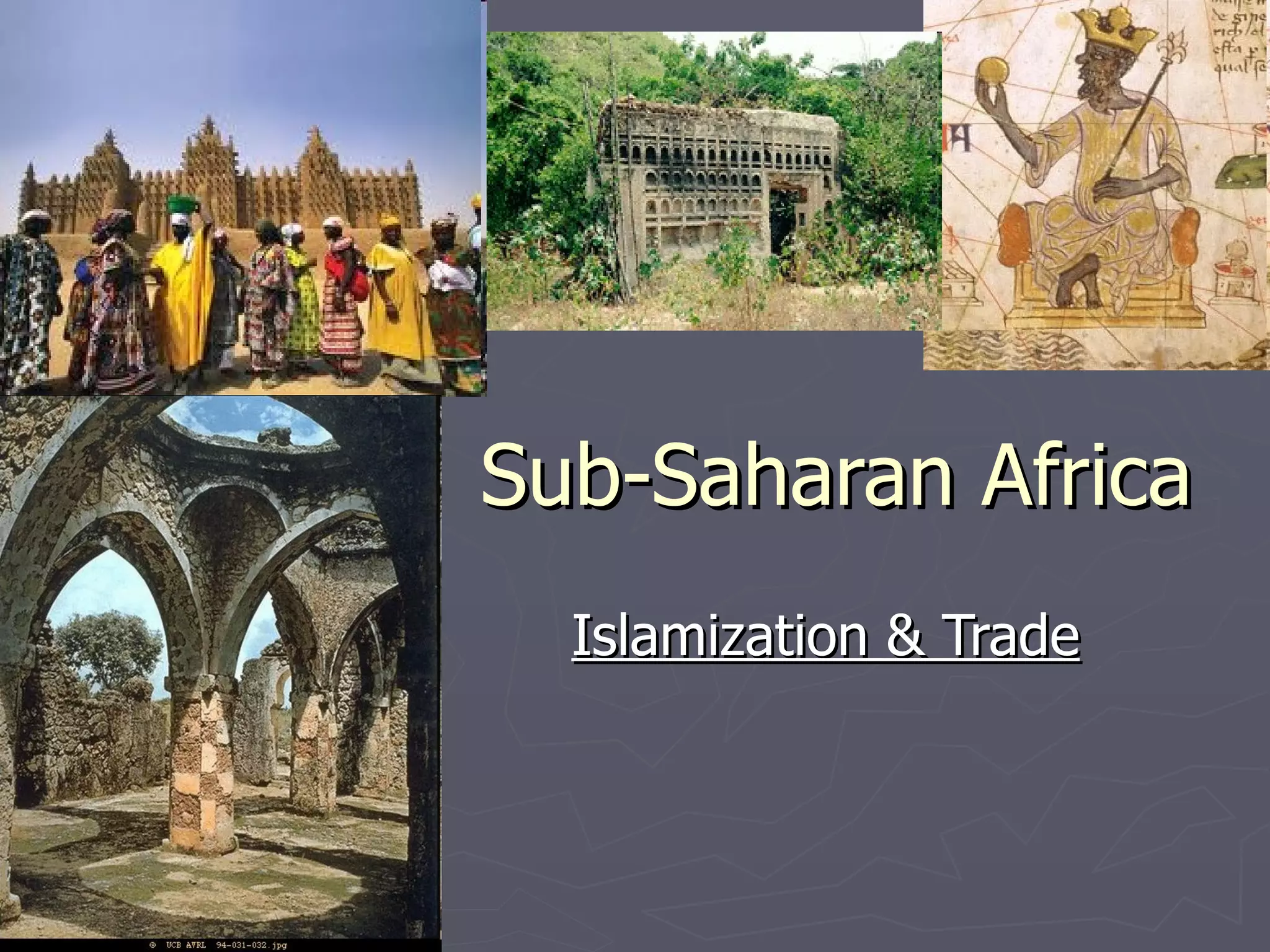 Islamization and trade africa | PPT
