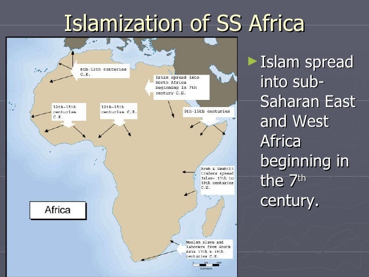 Islamization and trade africa