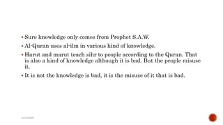 Islamization of knowledge | PPTX