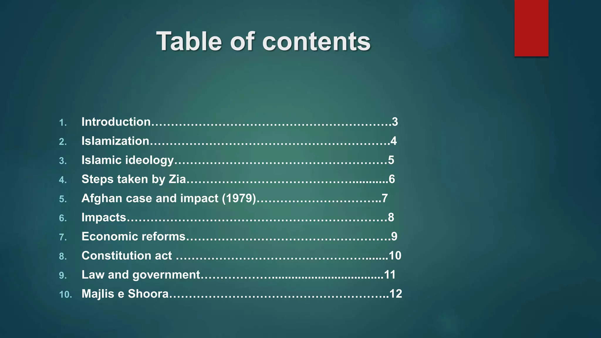 Islamization under zia ul haq.pptx