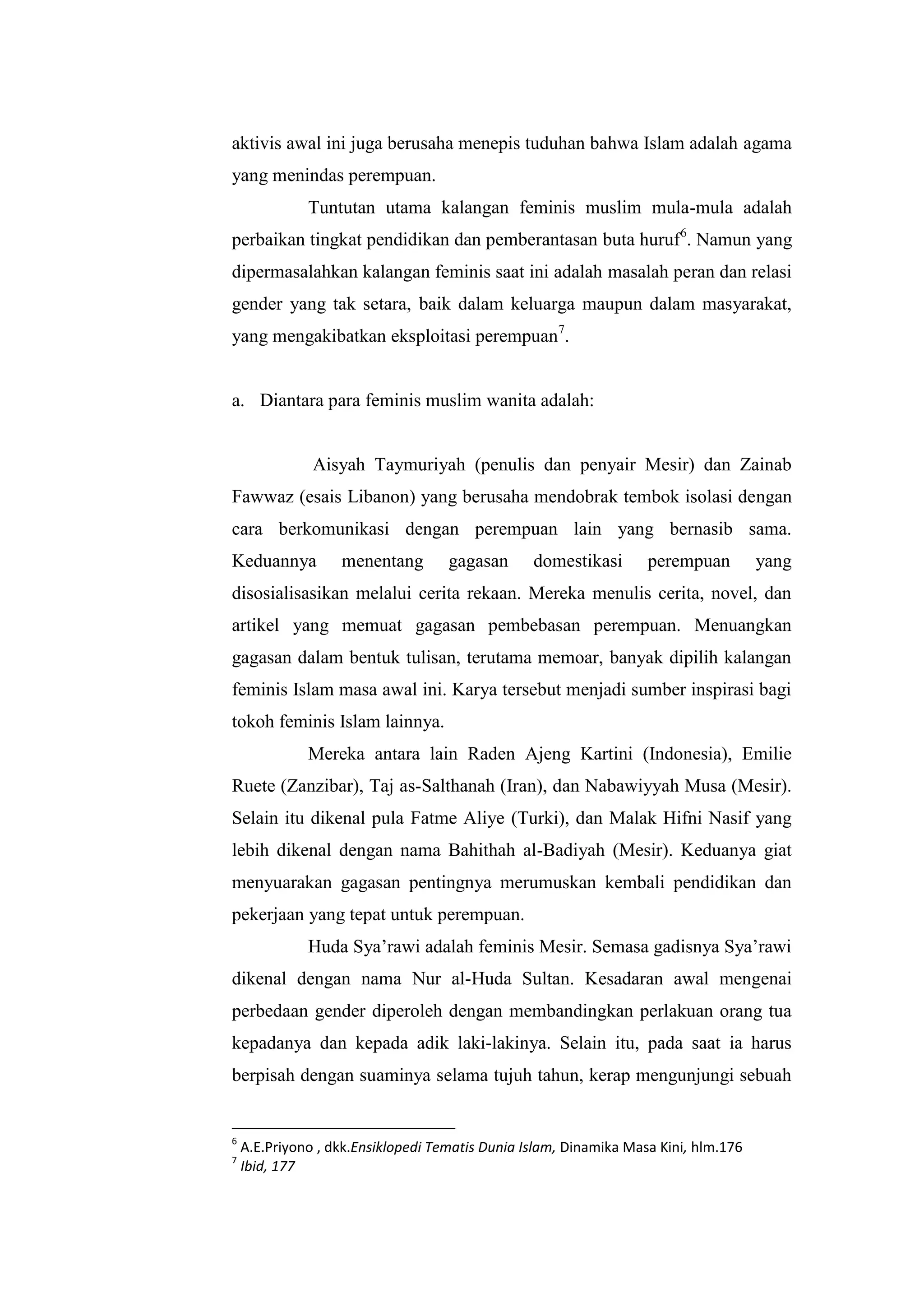 Islam kontemporer ( Islam dan Gender ) | PDF