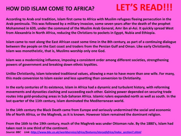 Islam lesson 10 Muslim Trade Routes day 2 | PPTX