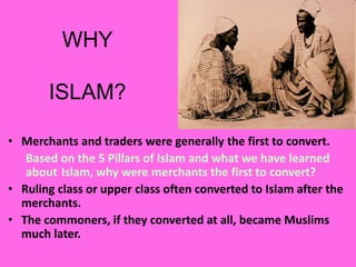 Islam lesson 10 Muslim Trade Routes day 2 | PPTX