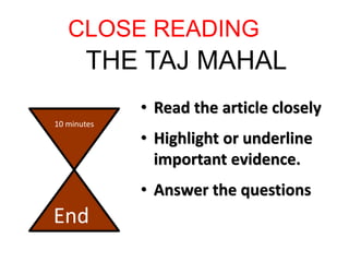 Islam lesson 12 taj mahal | PPTX