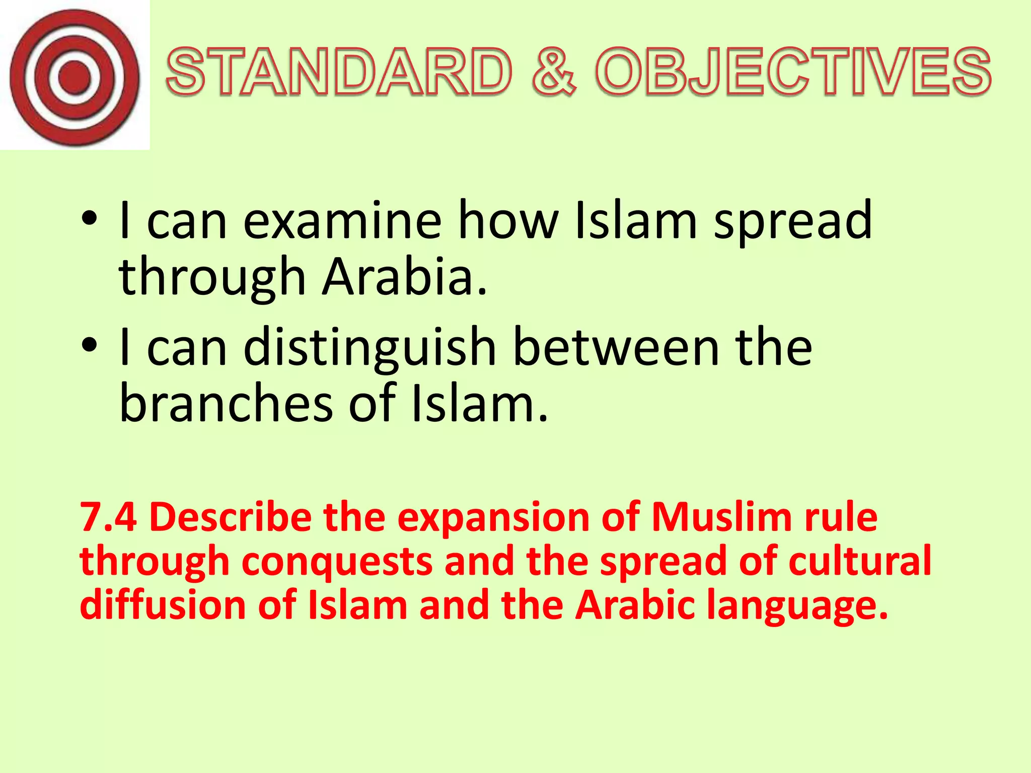 Islam lesson 4 expansion | PPTX