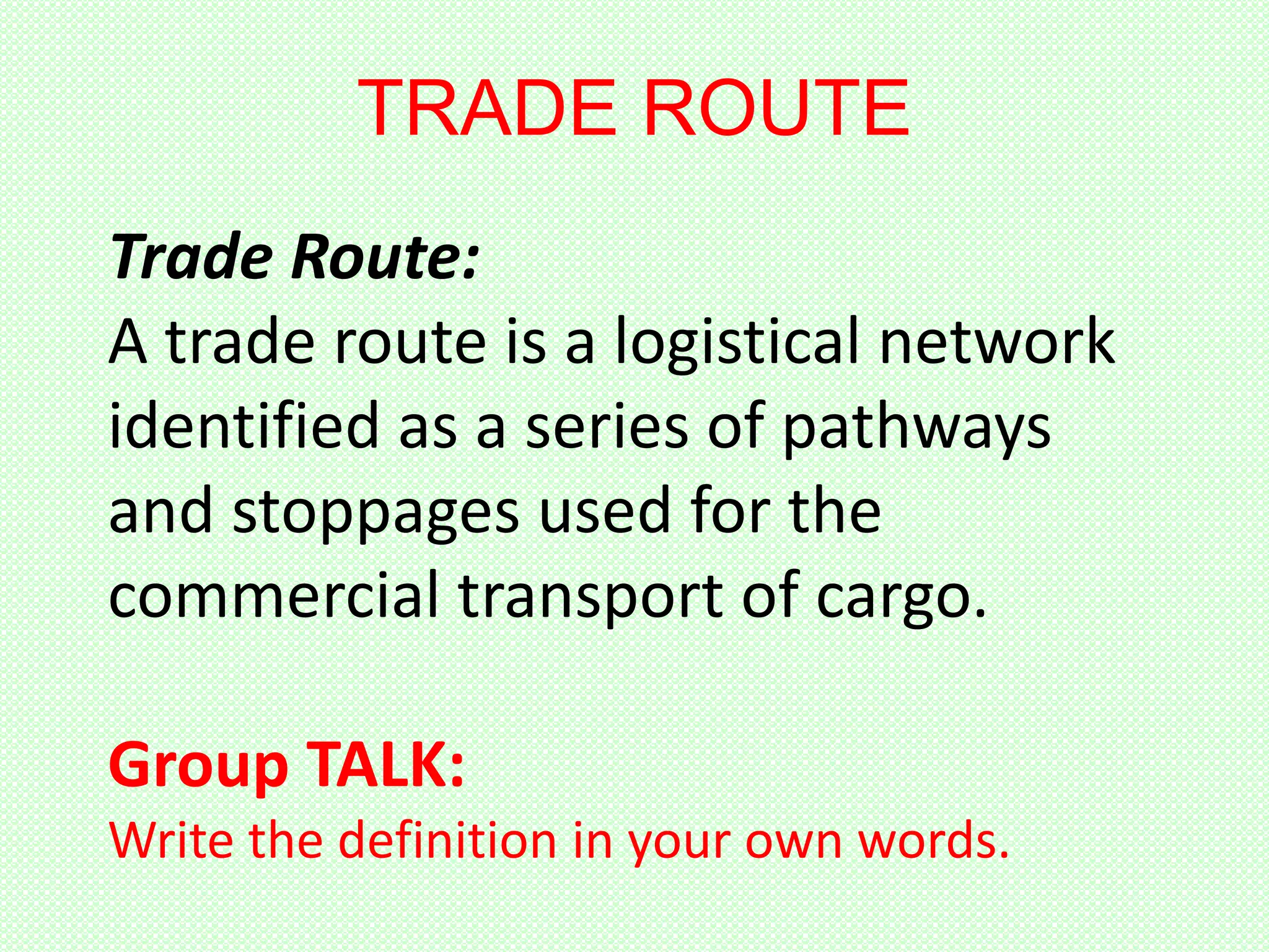 Islam lesson Muslim Trade Routes | PPTX