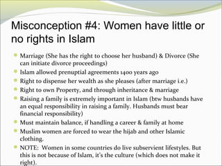 Myths and Misconceptions About The Religion of Islam | PPT | Islam ...