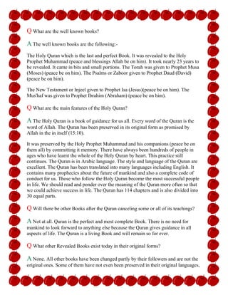 Islam my religion | PDF