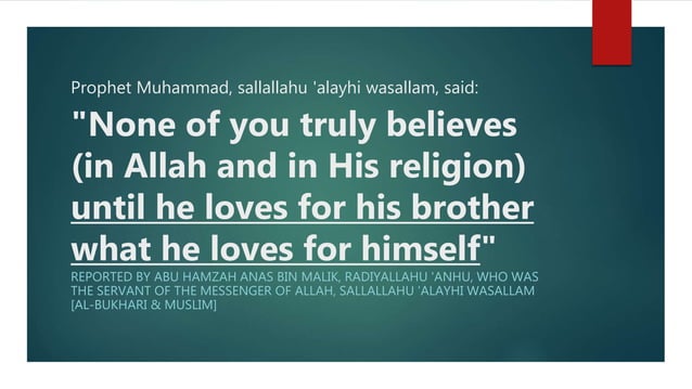 Islam on respecting others | PPTX | Islam | Religion & Spirituality