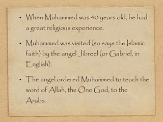 Islam part 1 | PPT