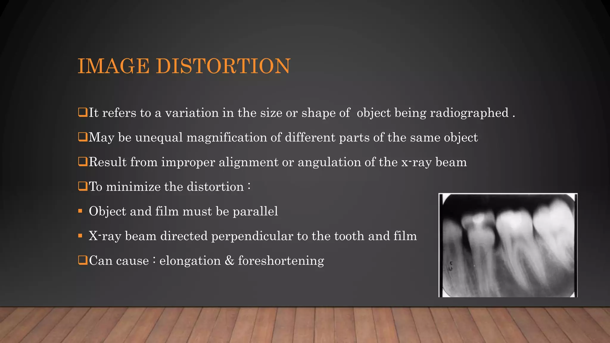 factor affecting quality of radiograph | PPTX
