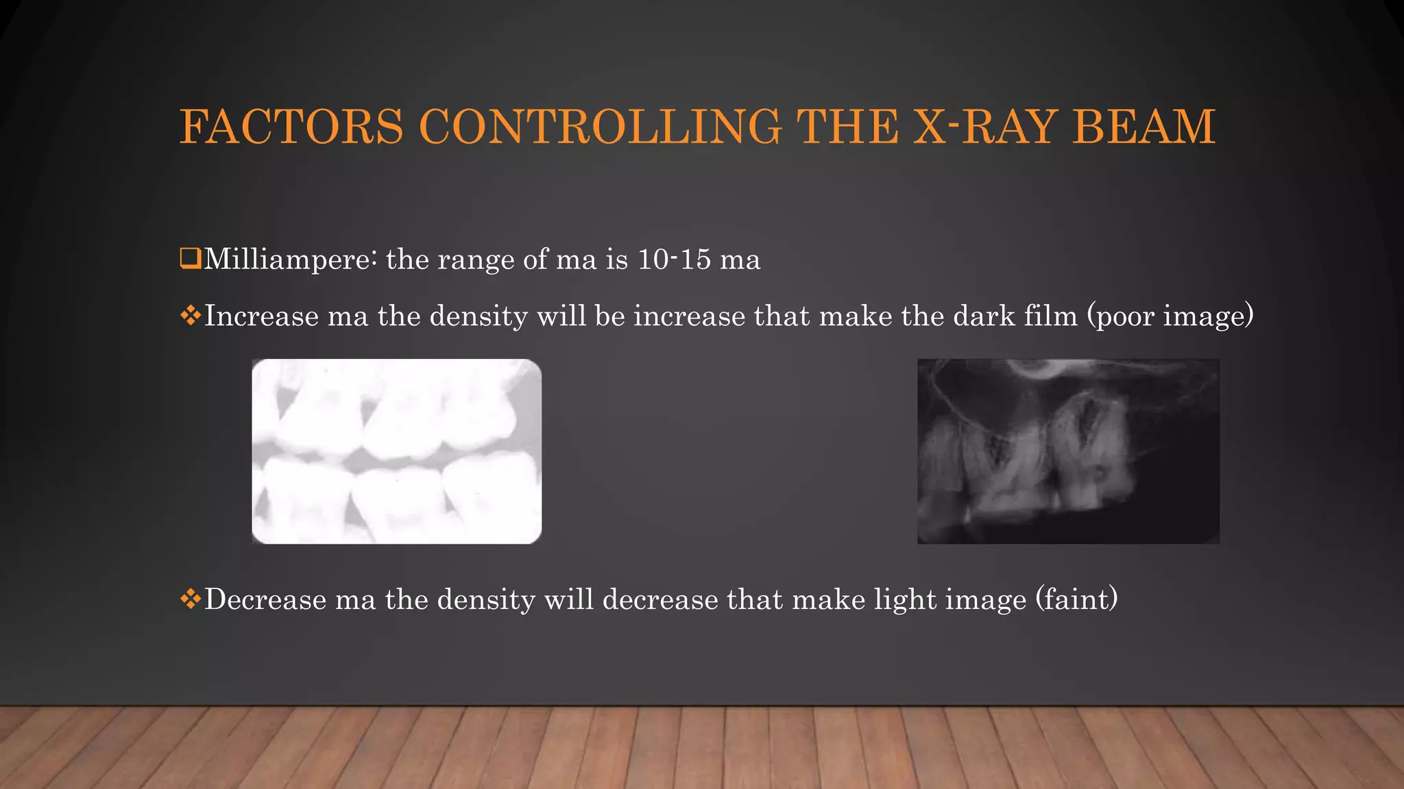 factor affecting quality of radiograph | PPTX