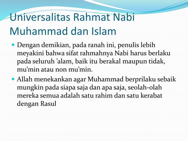 Islam rahmatan lil’ alamin | PPTX