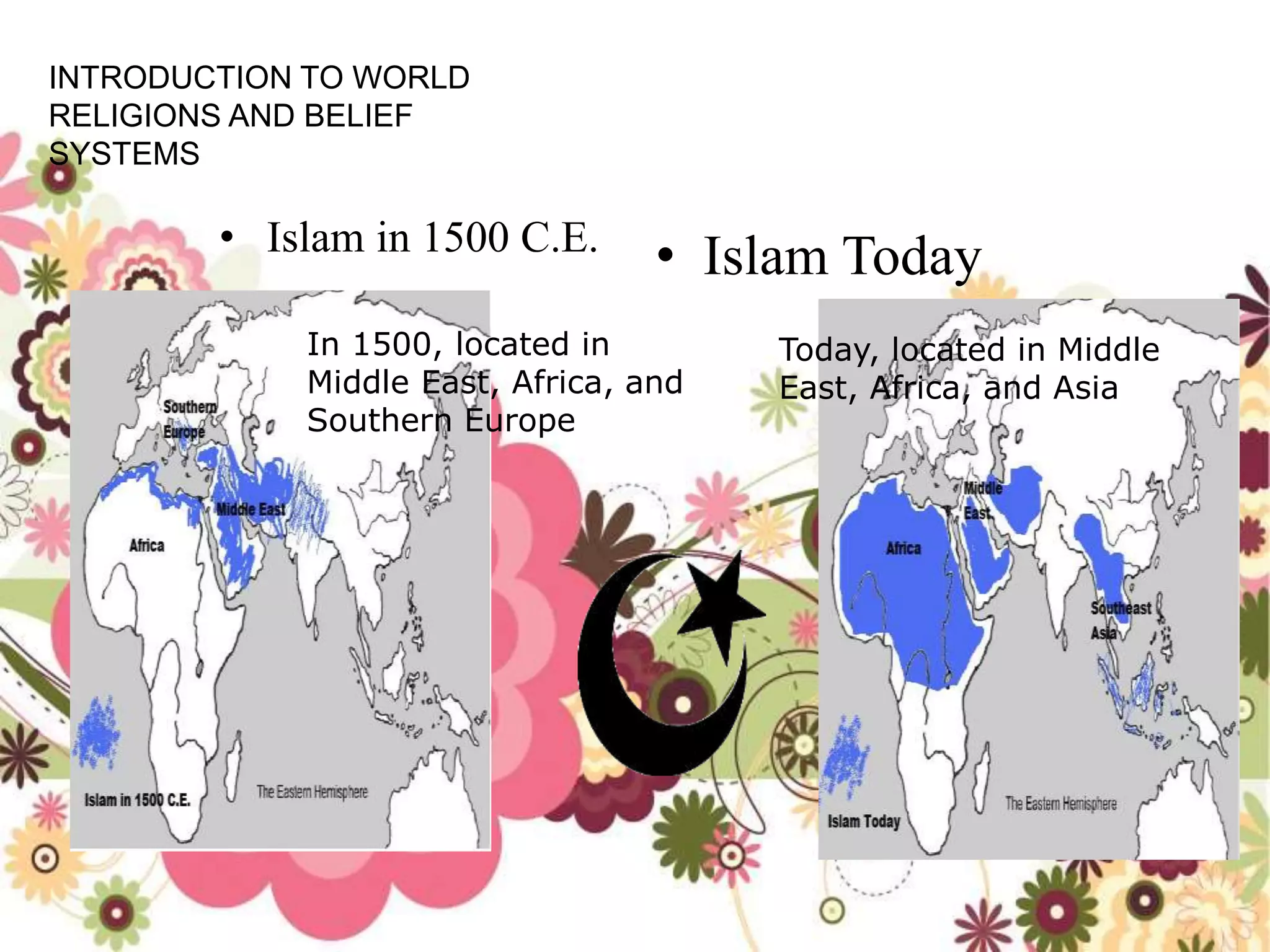 Introduction to World Religions and Belief Systems : Islam | PPTX