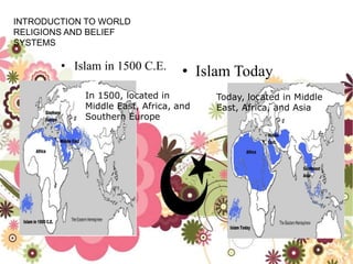 Introduction to World Religions and Belief Systems : Islam | PPTX
