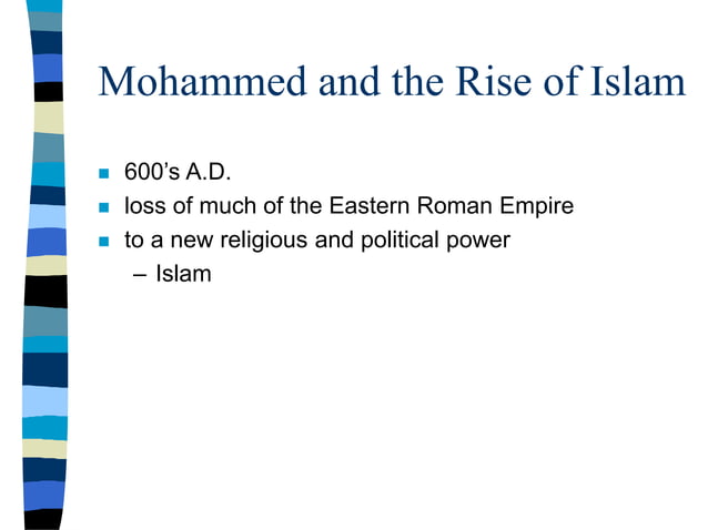 Islam rise & spread.ppt | Christianity | Religion & Spirituality