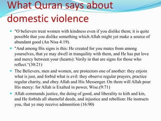 Islam solution to the social evils | PPTX
