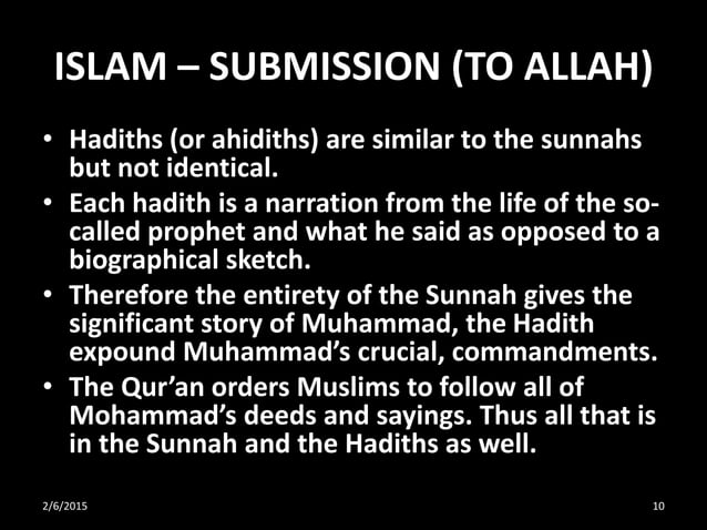 Islam – submission (to allah) basic | PPT