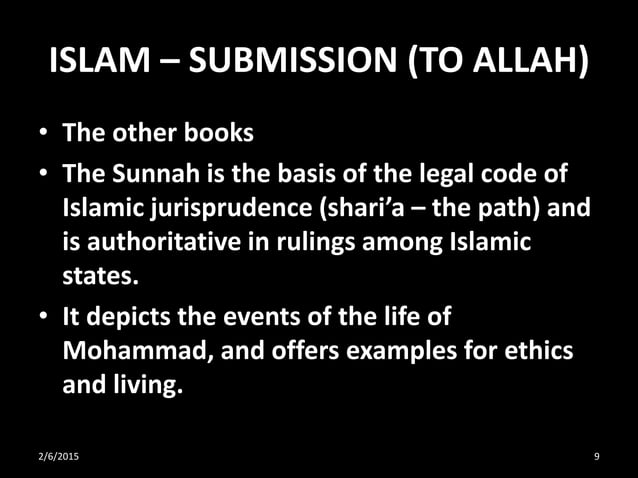 Islam – submission (to allah) basic | PPT