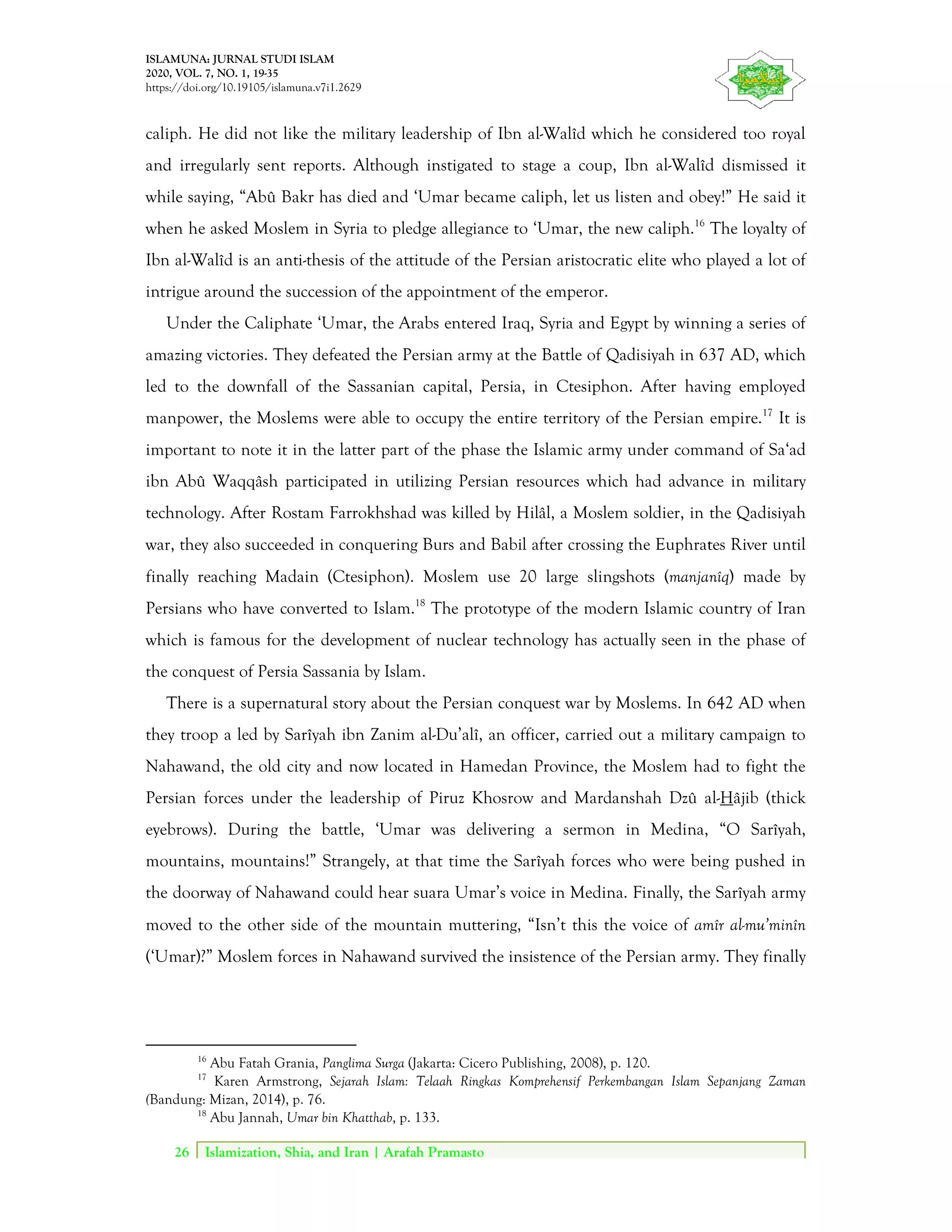 ISLAMIZATION, SHIA, AND IRAN: The Historical Background of Shia-Iran ...