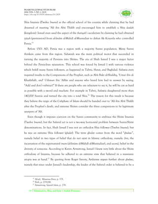 ISLAMIZATION, SHIA, AND IRAN: The Historical Background of Shia-Iran ...