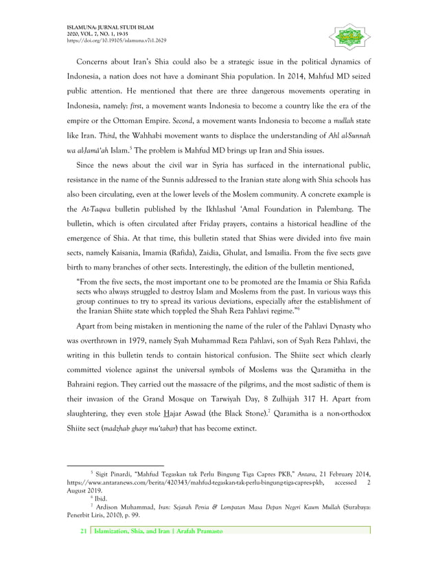 ISLAMIZATION, SHIA, AND IRAN: The Historical Background of Shia-Iran ...