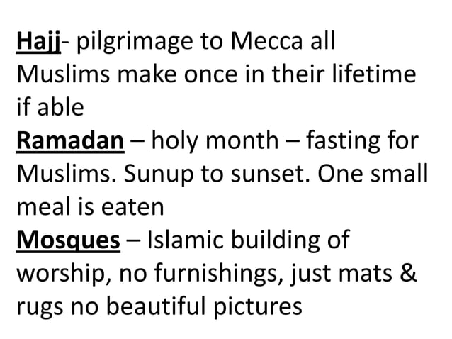 Islam Vocab | PPT