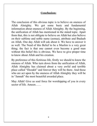 Tawhid and its Types | PDF